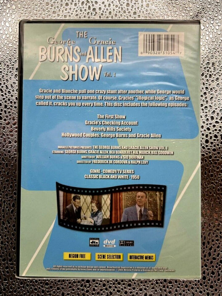 The George & Gracie Burns and Allen Show, Vol. 1 (DVD, Classic TV ...