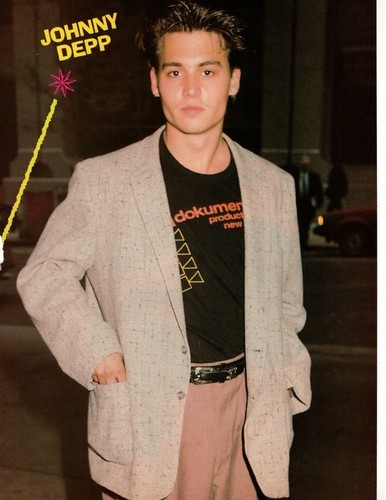 Johnny Depp casual shot pinup Kirk Cameron jean jacket picture photo ...