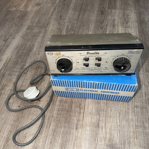 Duette Twin Supply Power Unit Train Transformer Controller H&M boxed ...