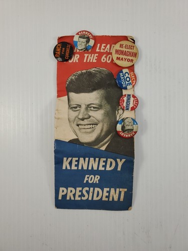 1960 John F Kennedy for President Campaign Political Brochure Pamphlet ...