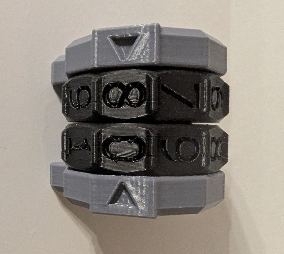 3D Printed MTG Life Counter Grey Mana Symbol Magic Gathering Tracker 00 ...