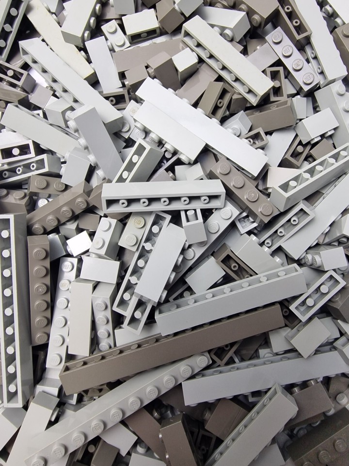 LEGO Brick Bundle x100 PACK, 1x2,3,4,6,8+ Random Basic Sizes LOT/Select ...