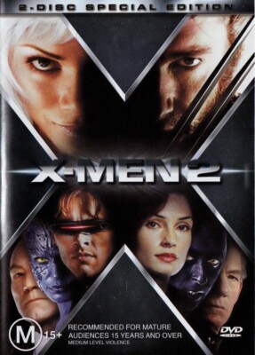 X-Men 2 (DVD, 2004, 2-Disc Set) Hugh Jackman, Halle Berry, Patrick ...