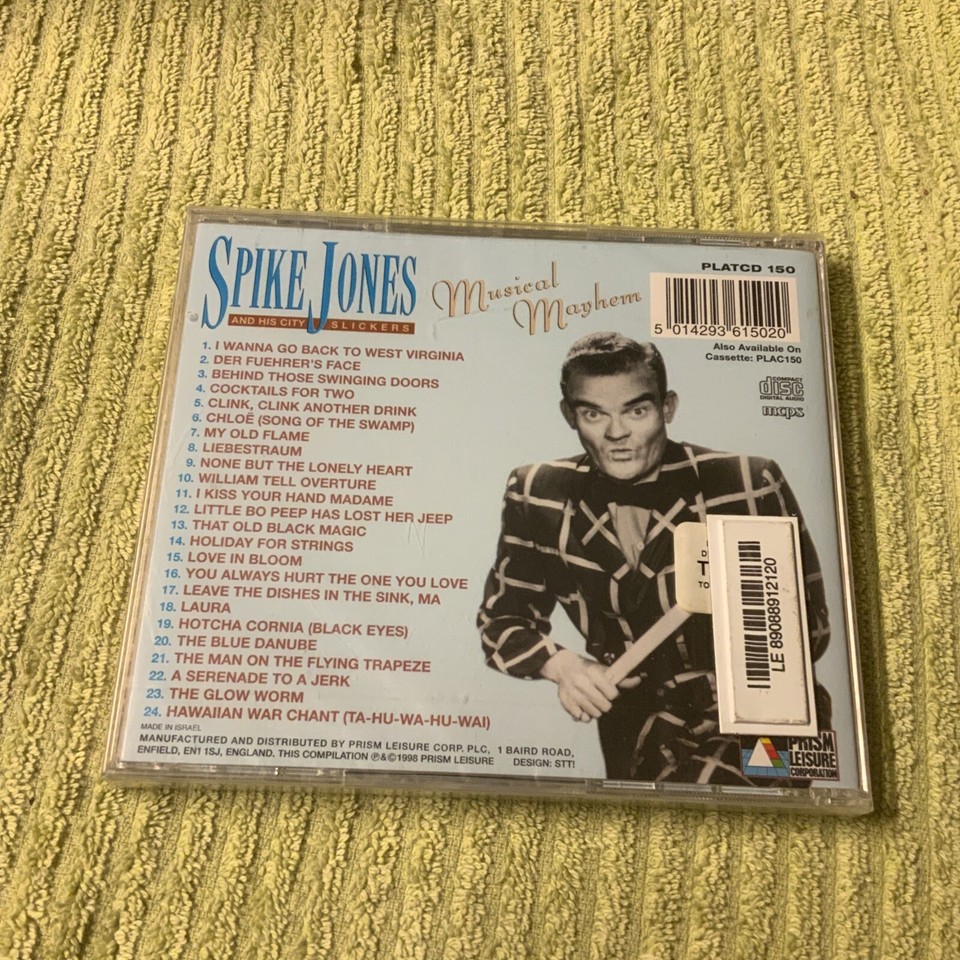 Spike Jones And His City Slickers Musical Mayhem CD (2003). New Factory ...