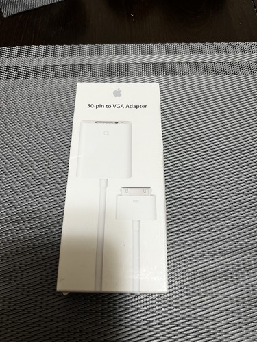 Apple 30-Pin to VGA Adapter - MC552ZM/B - White A1368 - Genuine | eBay
