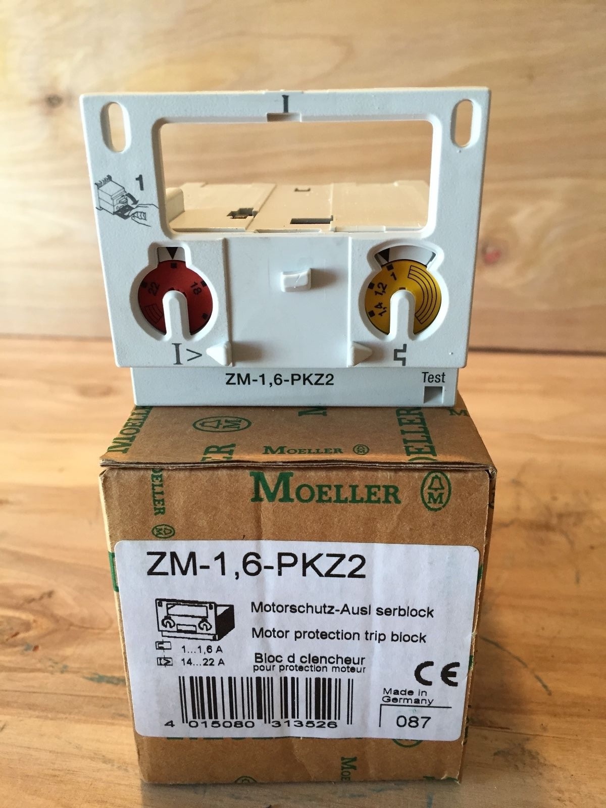 Moeller ZM-1, 6-PKZ2 Motor Protection Trip Block | eBay