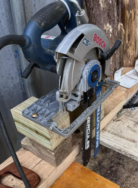 12" Beam Cutter Circular Saw Blade Chainsaw Bar Beam Cutter Attachment ...