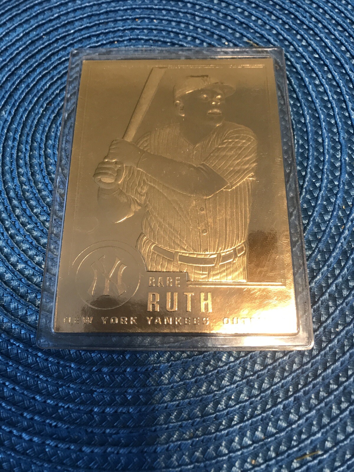 BABE RUTH 1996 CMG WORLDWIDE #30 GOLD CARD NEW YORK YANKEES ...