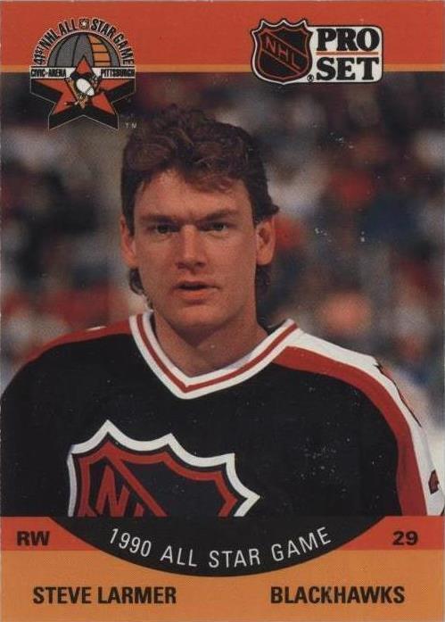1990-91 Pro Set - Steve Larmer #345 for sale online | eBay