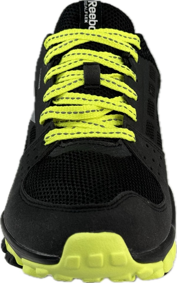 REEBOK JUNIOR REALFLEX TRANSITION 4 BLACK RUNNING SNEAKER SZ 7Y, V47764 ...