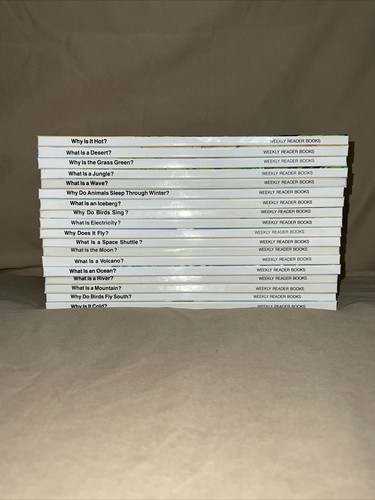 18 JUST ASK Weekly Reader Science Books Fully Illustrated Hard Cover | eBay