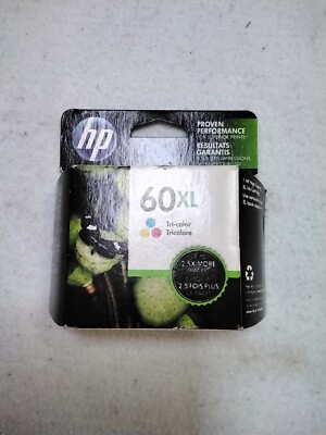 HP 60XL Tri-Color High Yield Ink Cartridge (CC644WN) New Sealed ...