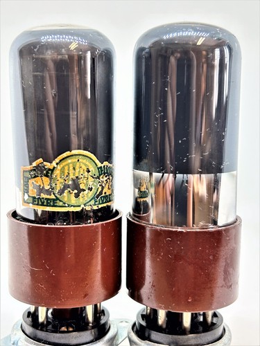6v6 5s2d 6v6gt cv508 tube Fivre Italy power tubes pair test high square ...