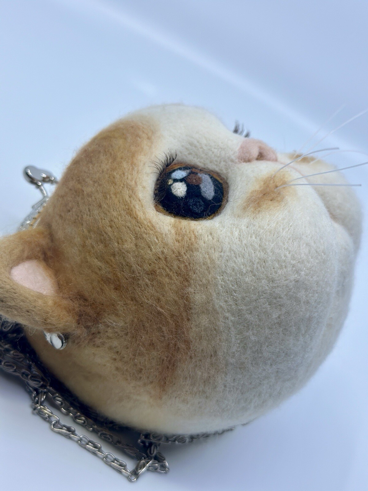 OOAK Handmade Crossbody Felted Cat Purse | eBay