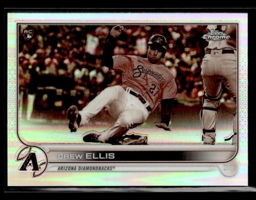 Drew Ellis 2022 Topps Chrome #77 Sepia Refractor Arizona Diamondbacks ...
