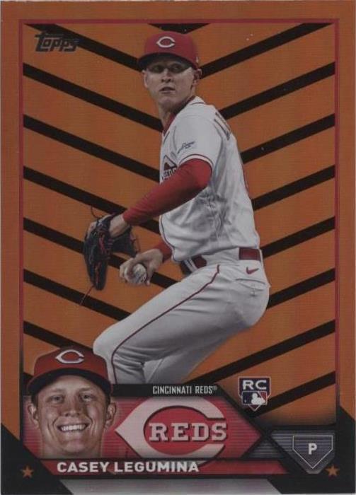 2023 Topps Update Series - Casey Legumina #US277 Orange & Black Foil ...