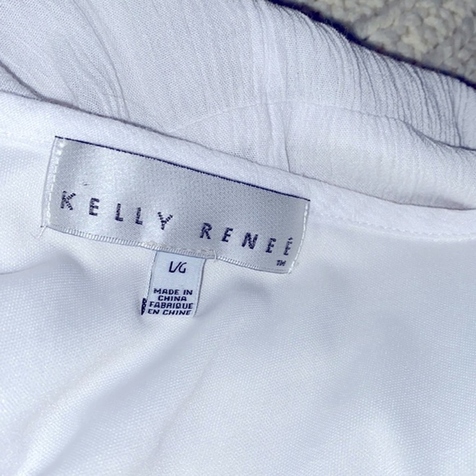 Kelly Renee white floral embroidered maxi dress size … - Gem