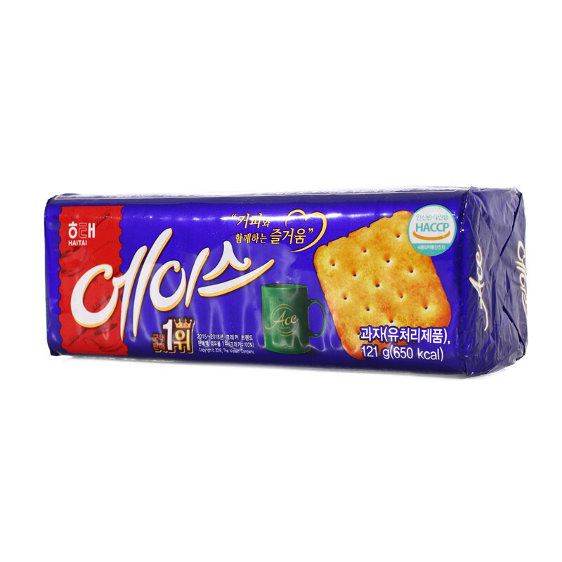 Korean Snack HAITAI ACE 121g Crispy and Delicious Good Snack Cracker ...