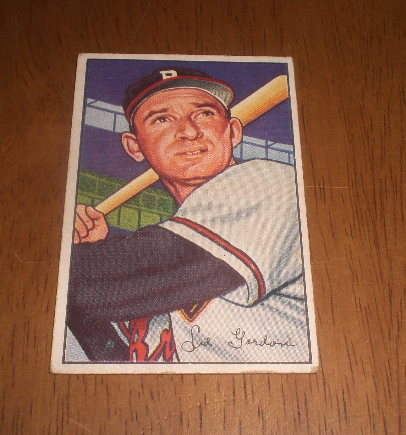 1952 BOWMAN BASEBALL CARD BOSTON BRAVES SID GORDON #60 | eBay