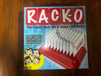 Rack-O Classic Game The Classic Rack 'Em & Score Card Game - NEW/SEALED ...