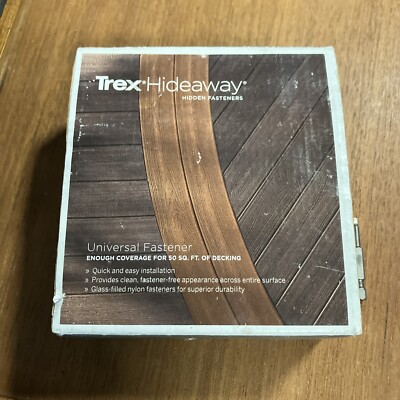 TREX UNIVCOMBOCLIP01 50 SQ. FT UNIVERSAL HIDDEN DECK FASTENERS COMBO ...