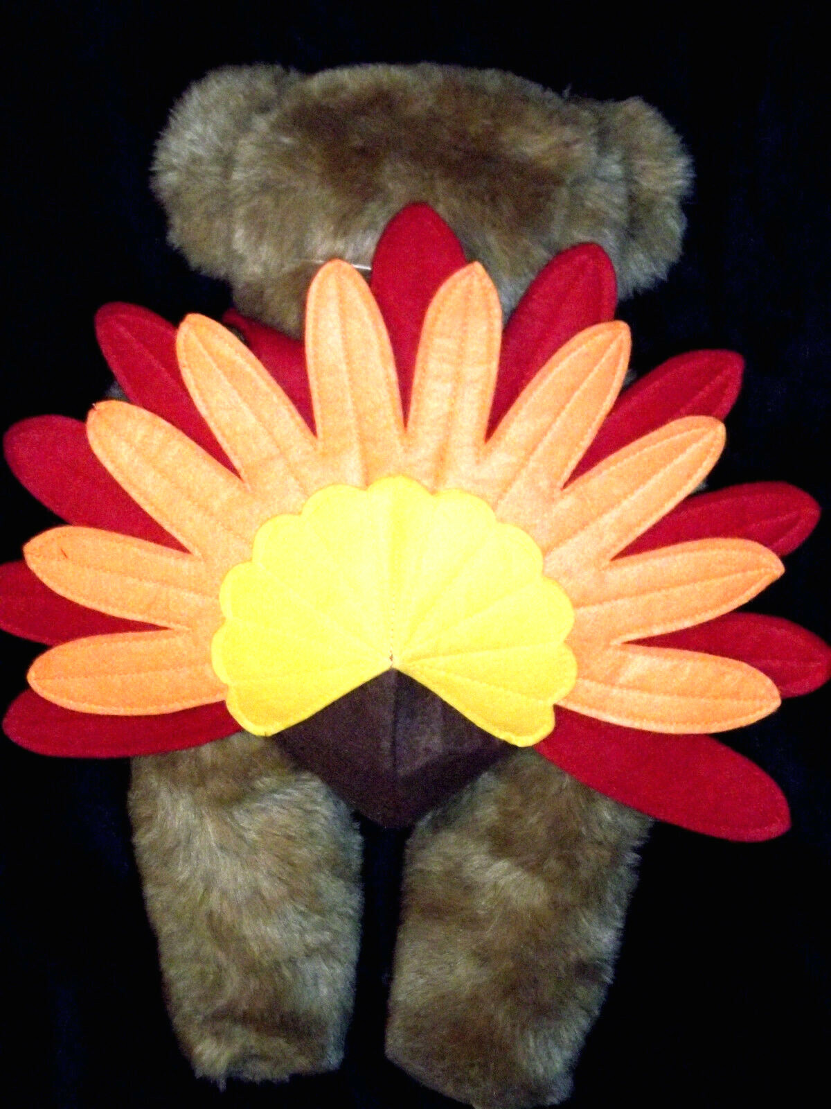 Vermont Teddy Bear Thanksgiving Turkey Bear BIV Eyes Jointed w/New ...