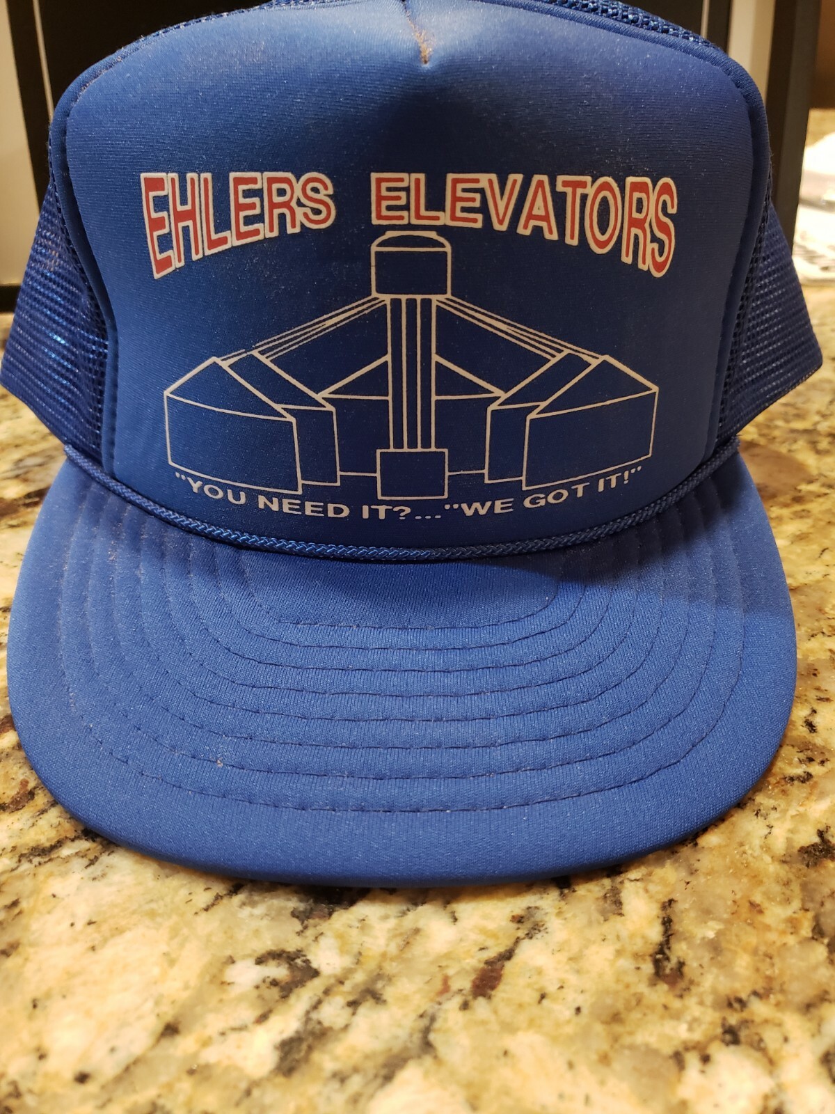 Vintage trucker hat ehlers elevators - Gem