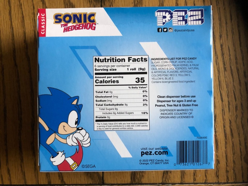 PEZ SONIC HEDGEHOG Gift Set "SONIC & TAILS" New in Box | eBay