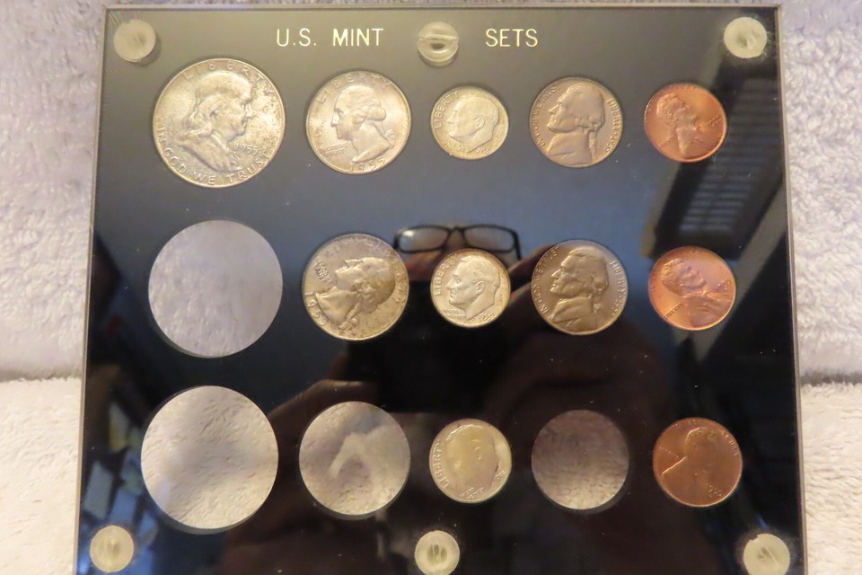 1955 US Silver Double Mint Set (22 Coins) | eBay