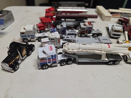 Vintage LOT Matchbox Diecast METAL TOY Semi Trucks Trailers Hauler ...