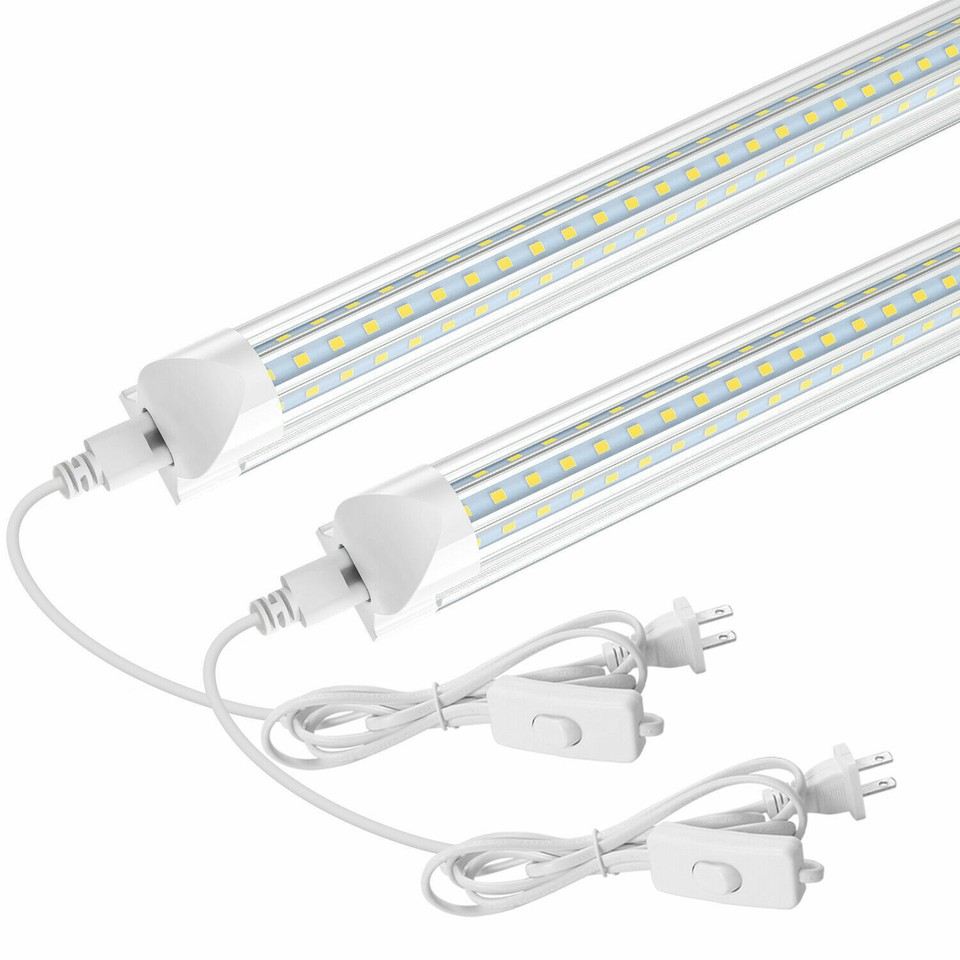 14W~120W 2FT 6FT T8 4FT LED Tube Light Bulb 8FT LED Shop Lights Fixture ...