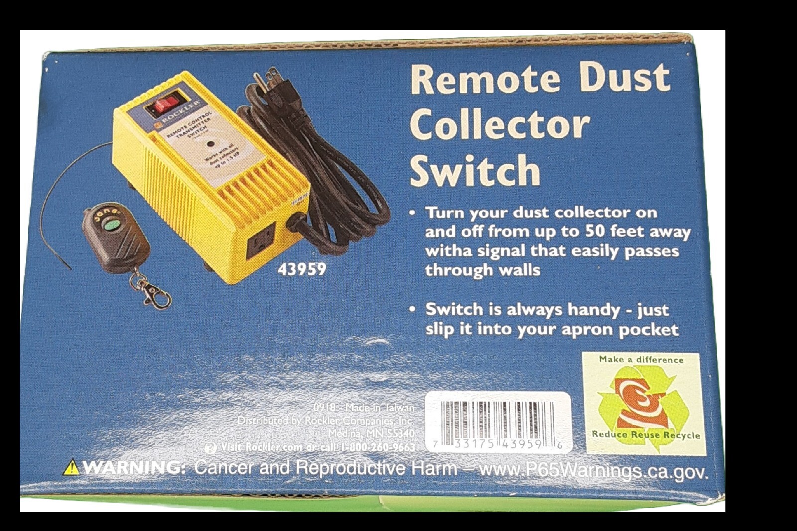 Rockler Remote Dust Collector Switch - New in Unopened Box | eBay