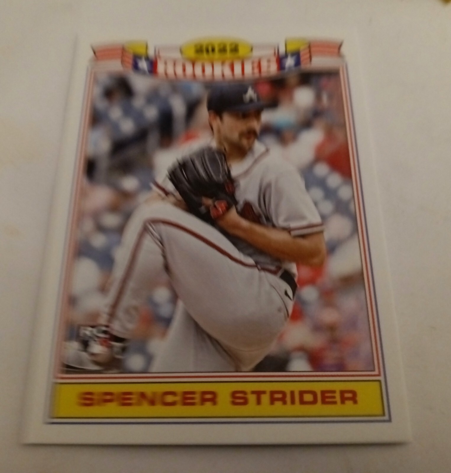2022 SPENCER STRIDER Topps Throwback Thursday MLB ROOKIE Card #147 MINT ...