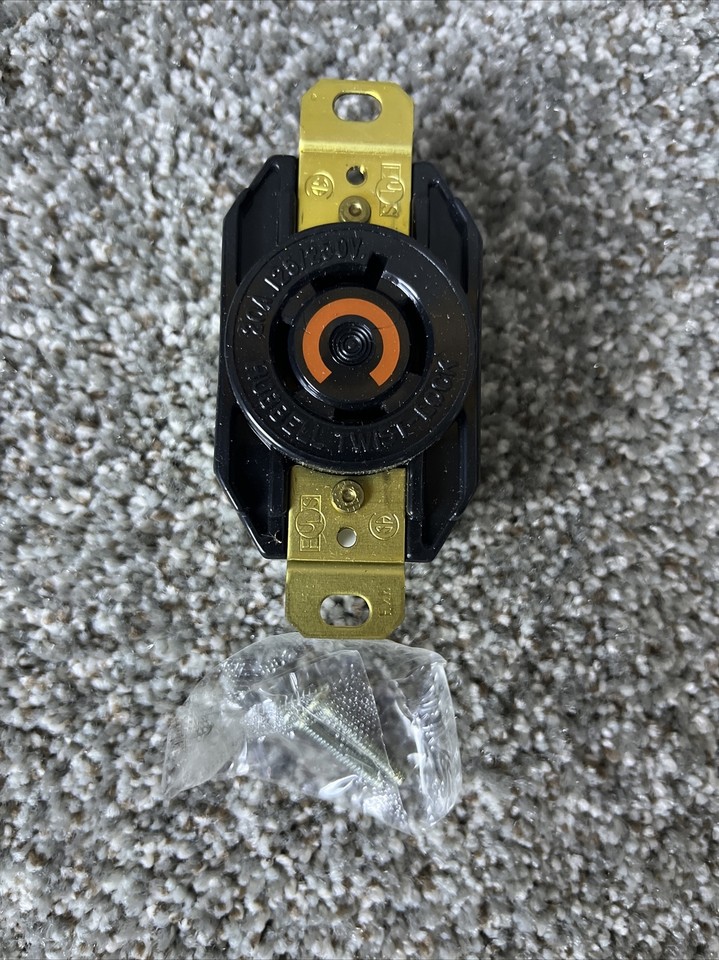 HUBBELL HBL2410 TWIST-LOCK RECEPTACLE 20A 125/250V NEMA L14-20R 3P 4W ...