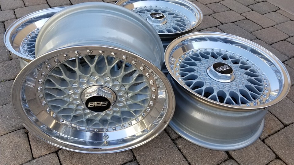 Authentic Fully Restored BBS RS211 5x120 16x8 Wheels Rims for BMW E24 ...