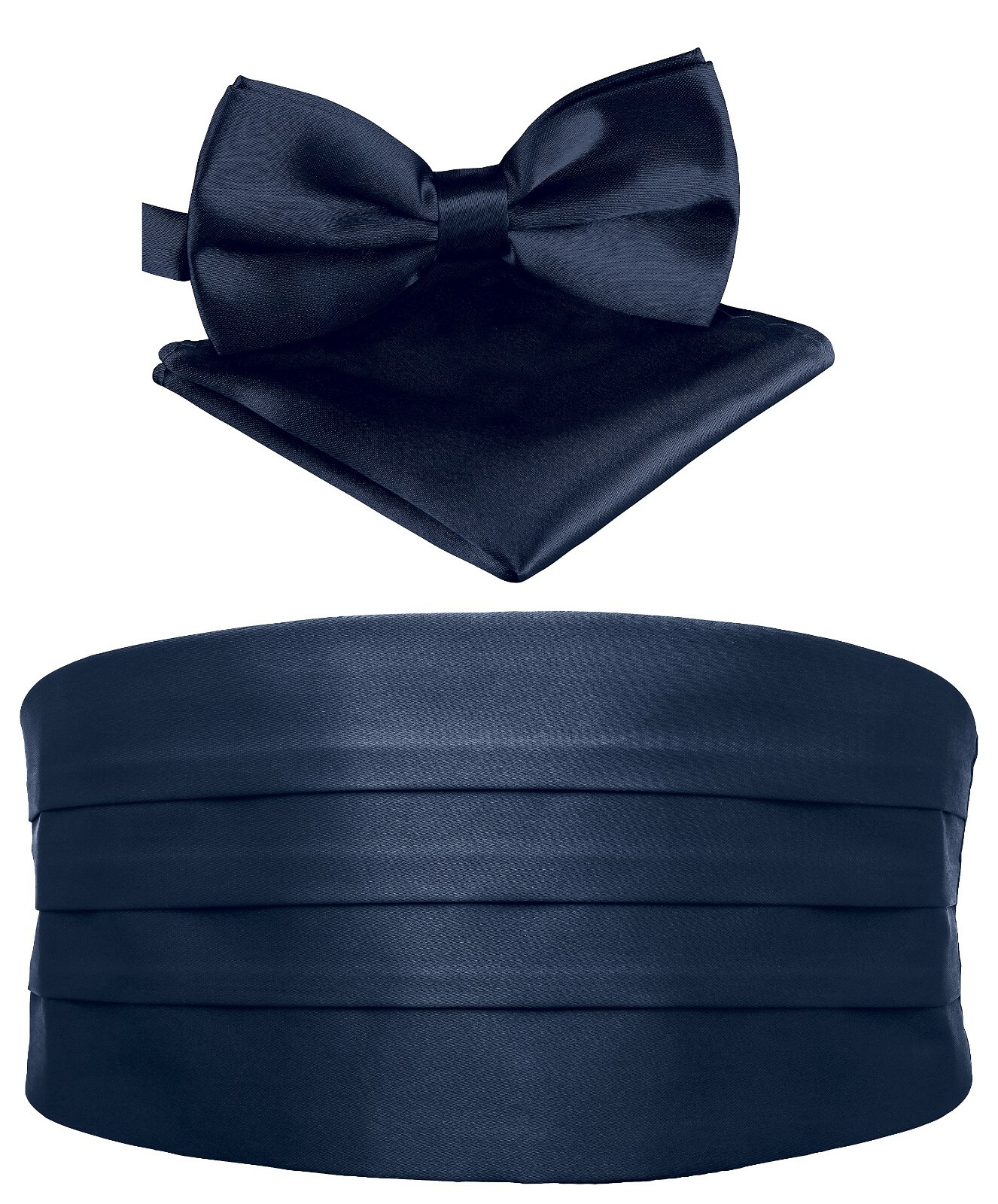 Kummerbund 3er Set Schärpe + Fliege und Einstecktuch Frack Bauchbinde 7 ...