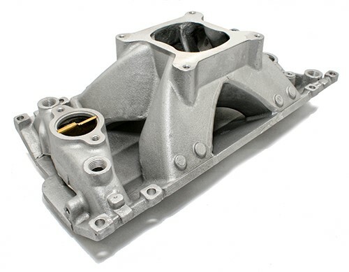 SBC CHEVY High Rise Aluminum Vortec Single Plane Intake Manifold 350 | eBay
