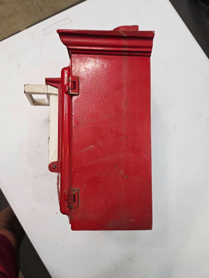 VINTAGE THE GAMEWELL COMPANY FIRE ALARM PULL DOWN CALL BOX | eBay