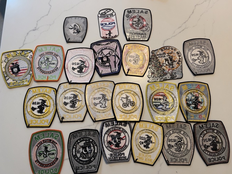 Salem Massachusetts Police Patch Lot 22 Patches | eBay