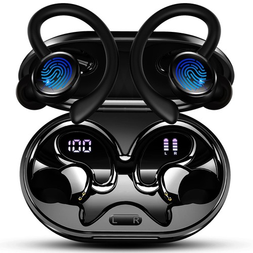 Cuffie Bluetooth 5.4 Sport, Auricolari Bluetooth con 3D Bass Stereo, 50 ...