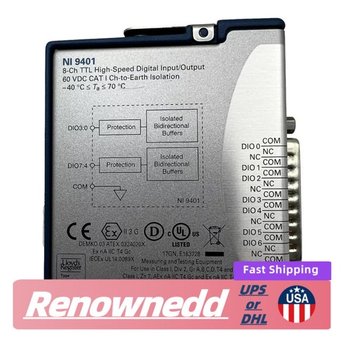 NEW National Instruments NI-9401 NI9401 C Series Digital Module 1PC IN ...
