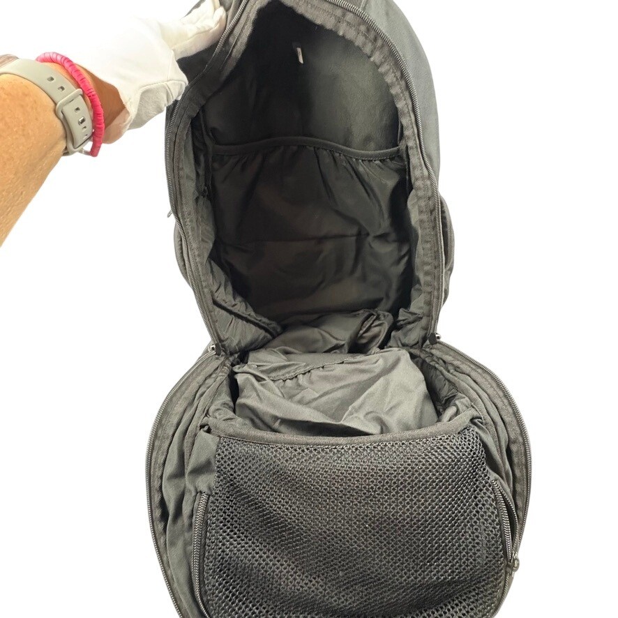 6 Pack Fitness Travel Fit Black Backpack Gym Bag Organizer Workout Gym ...