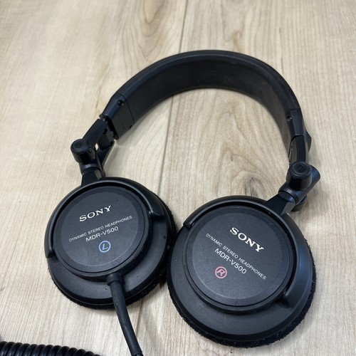 Vintage Genuine Original Sony MDR-V500 DJ Stereo Monitor Headphones ...