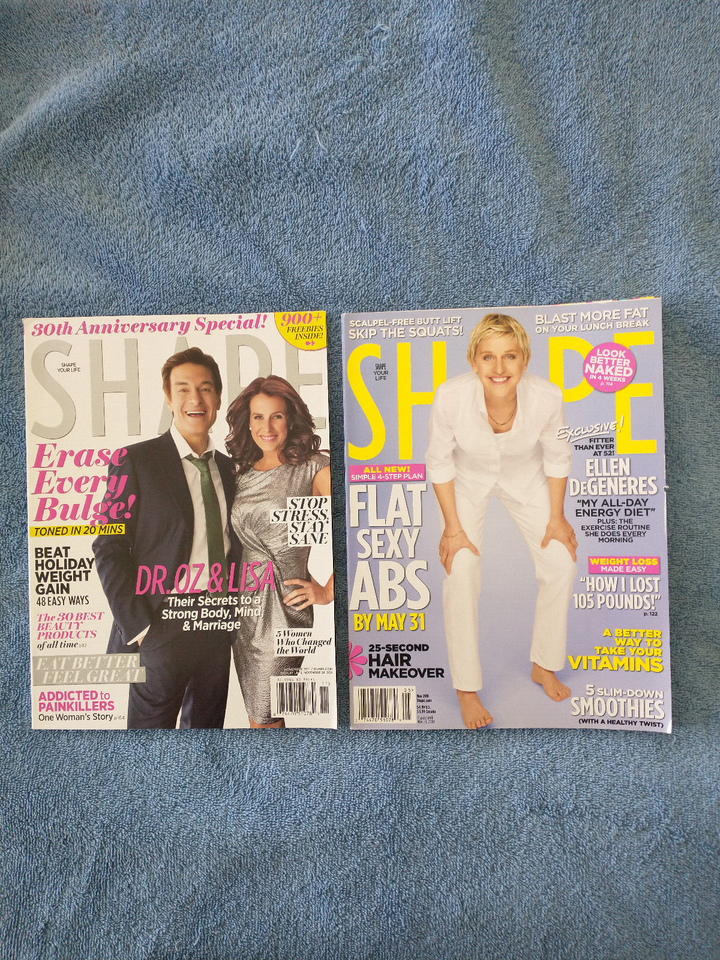 SELF and Shape Magazines Lot of 4 | eBay