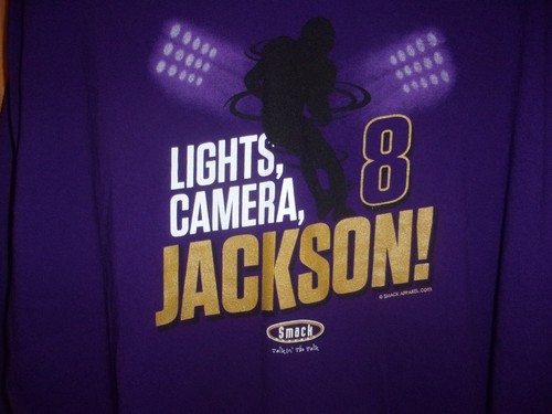 SMACK purple XL jersey JACKSON no8 LIGHTS CAMERA sports | eBay