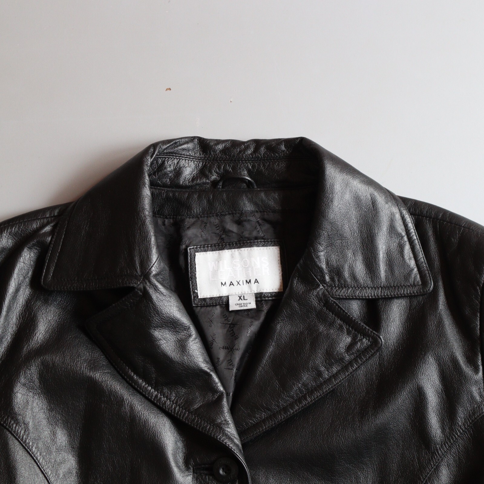 Wilsons Leather Maxima Leather Jacket XL Womens Black… - Gem