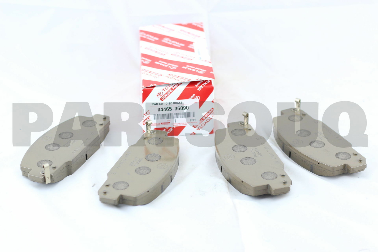 0446536090 Genuine Toyota PAD KIT, DISC BRAKE, FRONT 04465-36090 | eBay