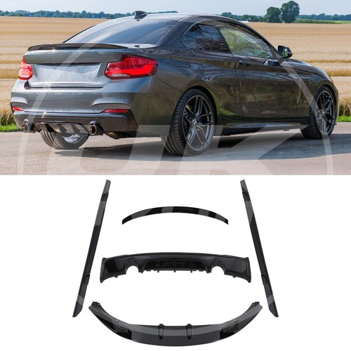 GLOSS BLACK M PERFORMANCE LOOK BODY KIT BODYKIT FOR BMW 2 SERIES F22 ...