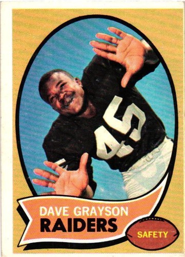 DAVE GRAYSON 1970 Topps Football #31 FREE SHIPPING B12R3S23P6 | eBay