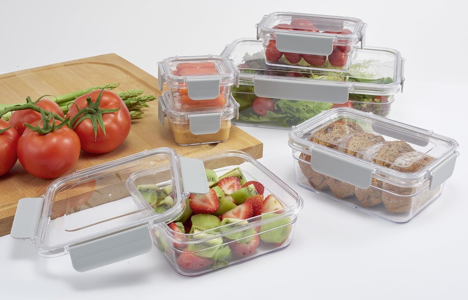 Mainstays 12 Piece Tritan Stain-Proof Food Storage Container Set | eBay